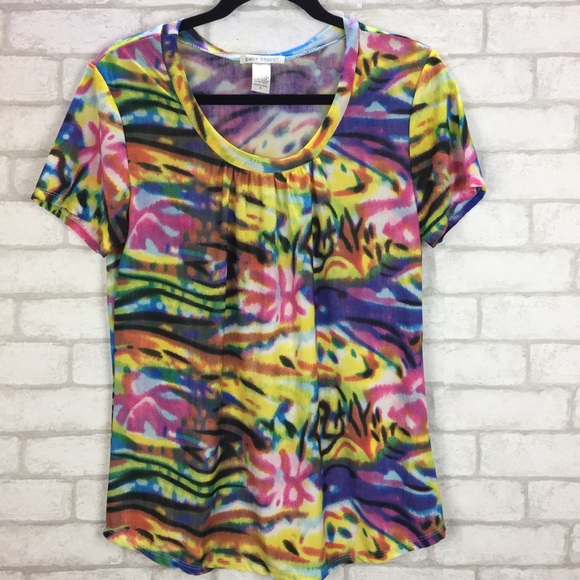 Emily Stacy | Tops | Emily Stacy Small Multicolored Blouse | Poshmark